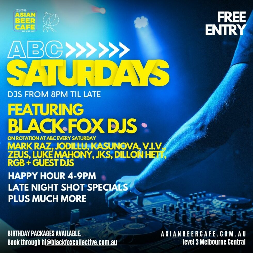 ABC SATURDAYS | Asian Beer Cafe